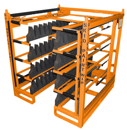 Custom Steel Shipping Racks - PackIQ